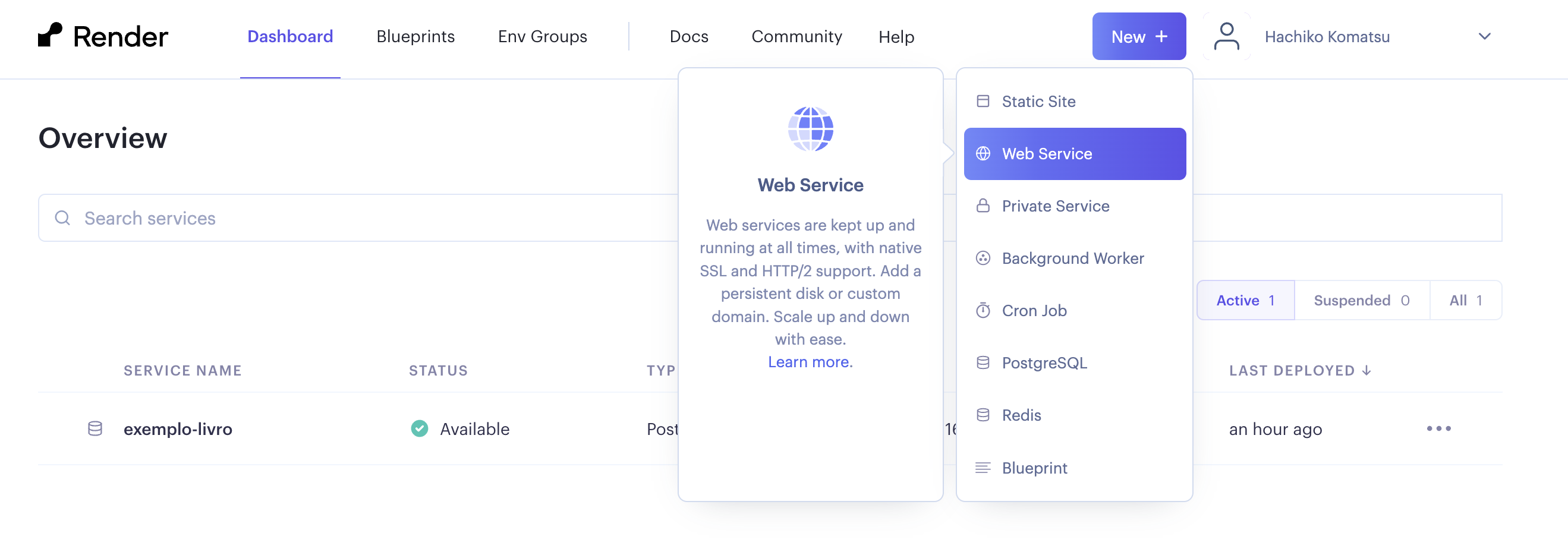 Deploy Render - Developer Life