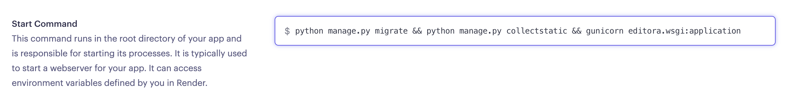 Deploy Render - Developer Life